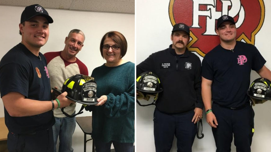 Five local firefighters complete probationary period || Receive black ...