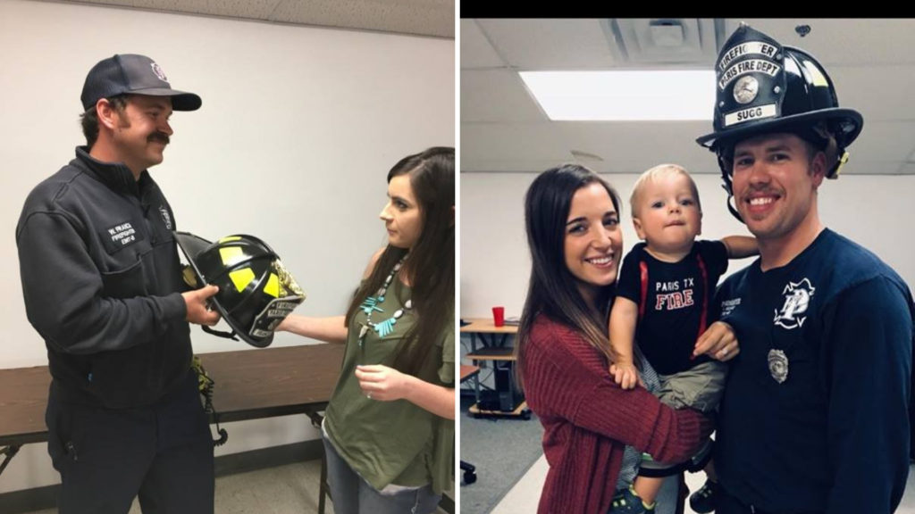 Five local firefighters complete probationary period || Receive black ...