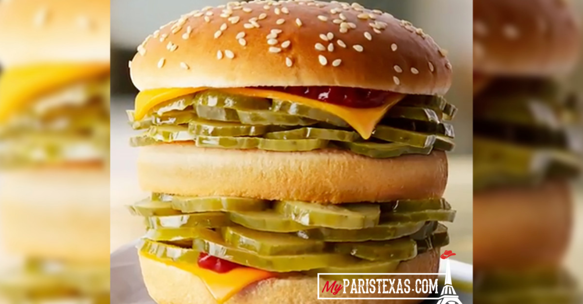 McDonald's introduces McPickle burger for April Fools Day - My Paris Texas