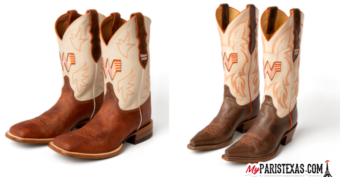 WHATA-BOOT: Whataburger releases limited-edition custom Justin Boots ...