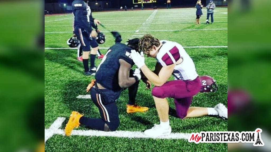 Sherman football player goes viral after praying for opponent whose mom ...
