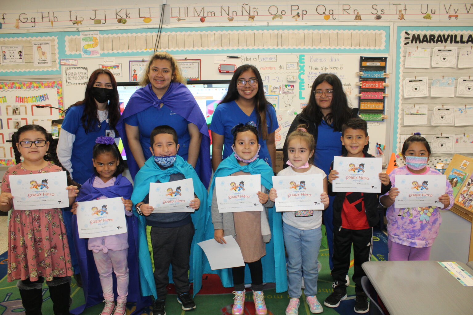 PHS Health Science Department visit Justiss Elementary to teach ...