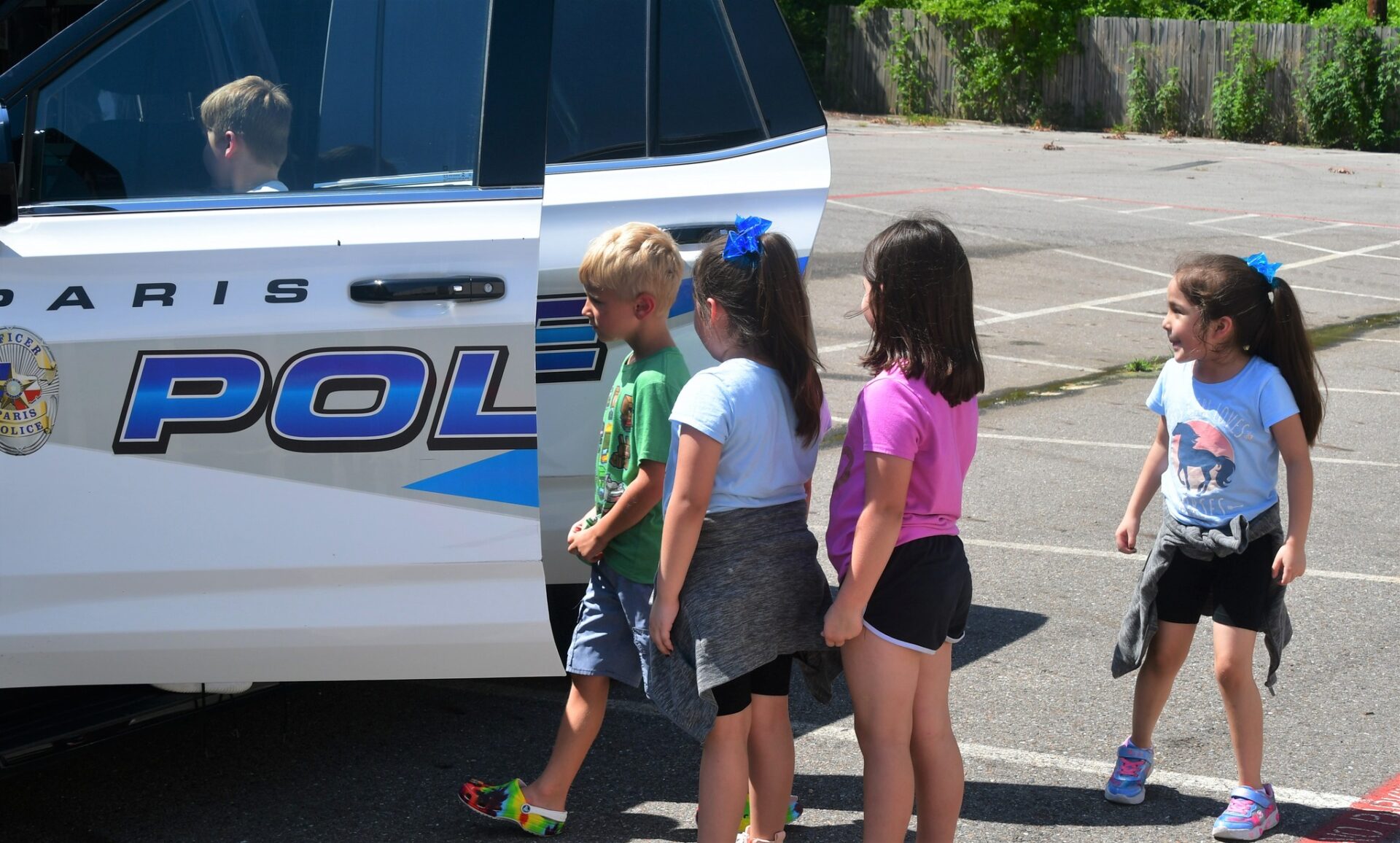 Paris Police officers support PJC Kids College - MyParisTexas